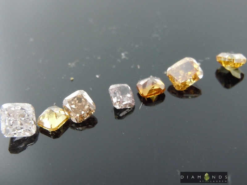 2.87ctw Fancy Color Diamond Parcel