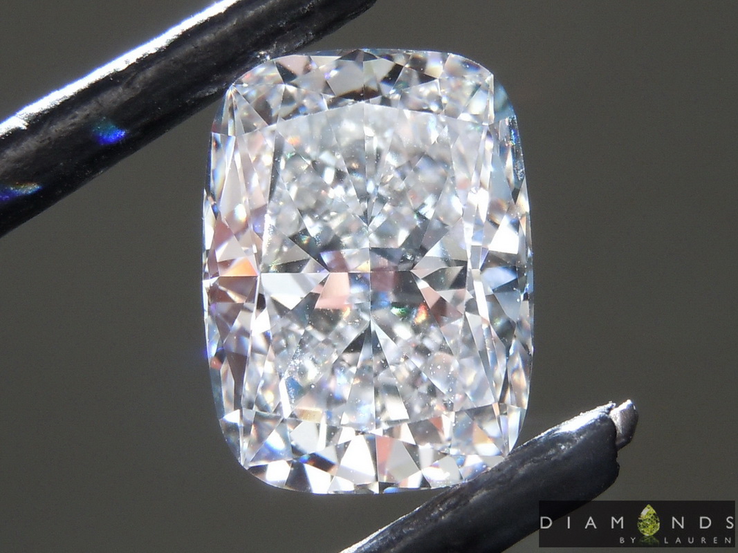 3.22ct F VS1 Cushion Lab Grown Diamond