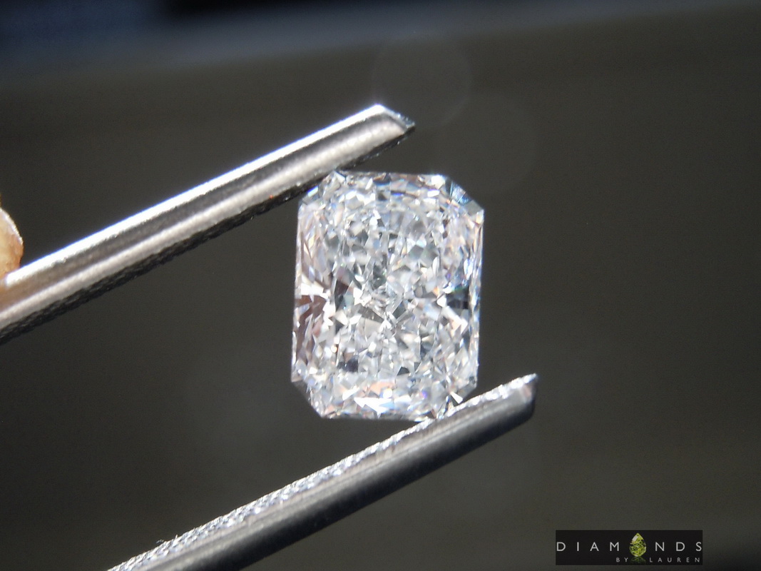 1.02ct D VVS2 Radiant Lab Grown Diamond